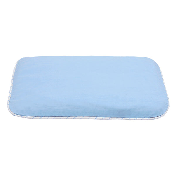 DUSK BLUE MUSTARD PILLOW COVER AND FILLER SET – TULO BABY